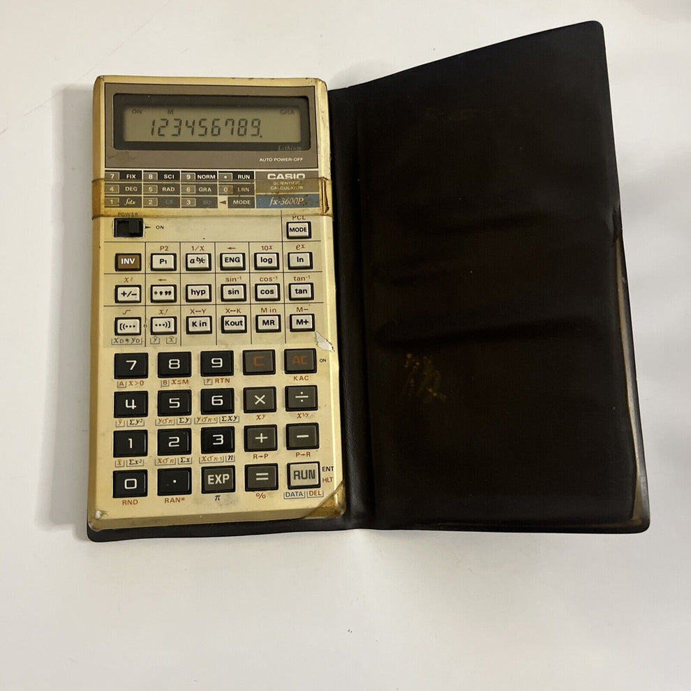 Casio fx-3600P Scientific Calculator Vintage – Retro Unit