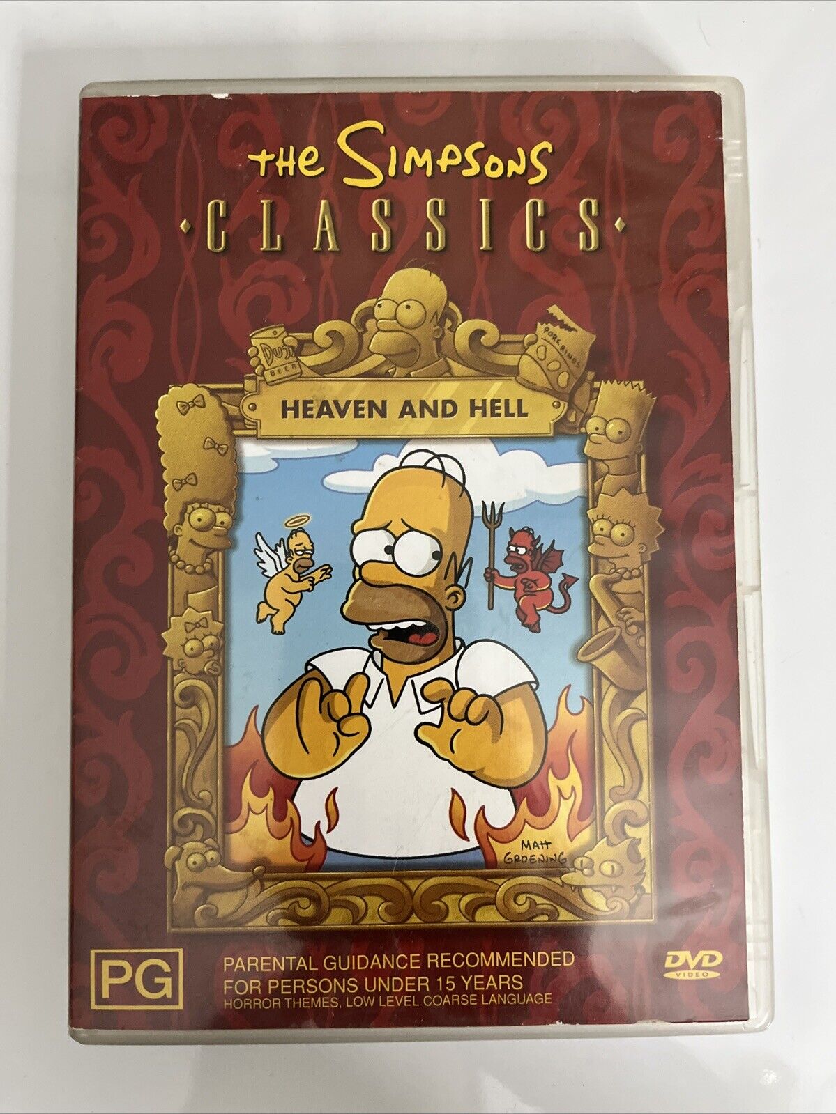 The Simpsons : Heaven and Hell (DVD, 2004) Region 4 – Retro Unit