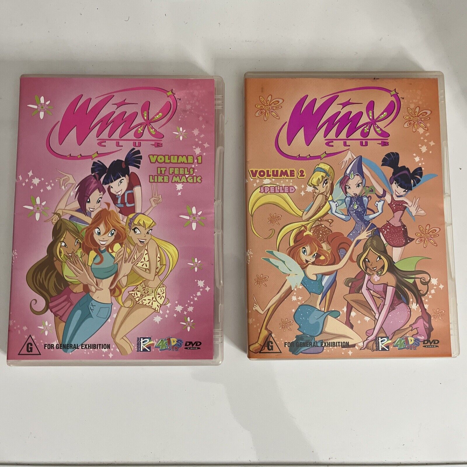 WinX Volume 1 & 2 (DVD, 2004) Animation Region 4 – Retro Unit