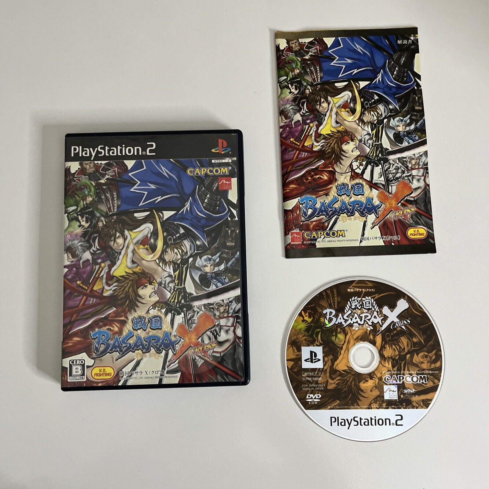 Sengoku Basara X PS2 Sony PlayStation NTSC-J JAPAN Capcom Fighting Gam ...