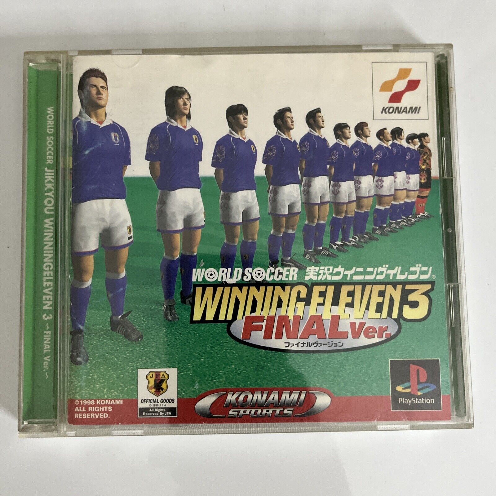 Winning Eleven 3 Final Version PS1 Sony PlayStation NTSC-J JAPAN 1998 ...