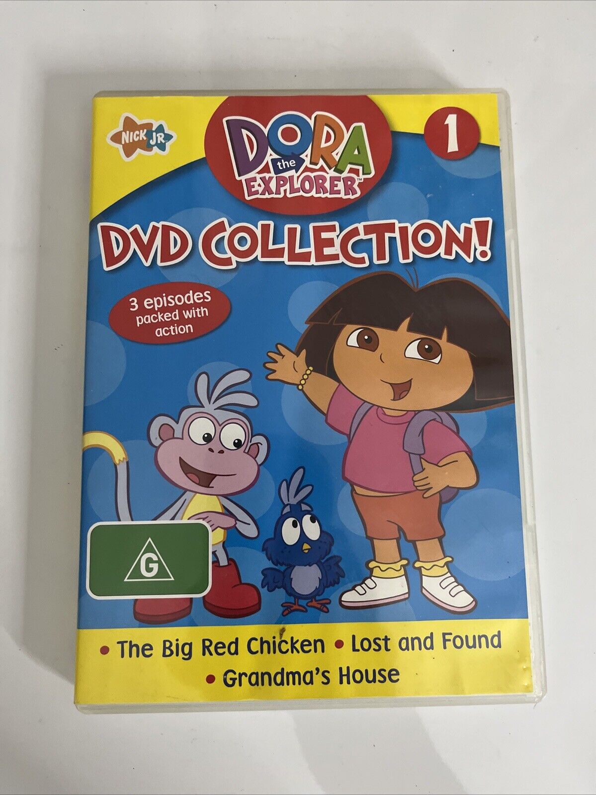 Dora The Explorer DVD Collection 1 (DVD, 2007) Region 4 – Retro Unit