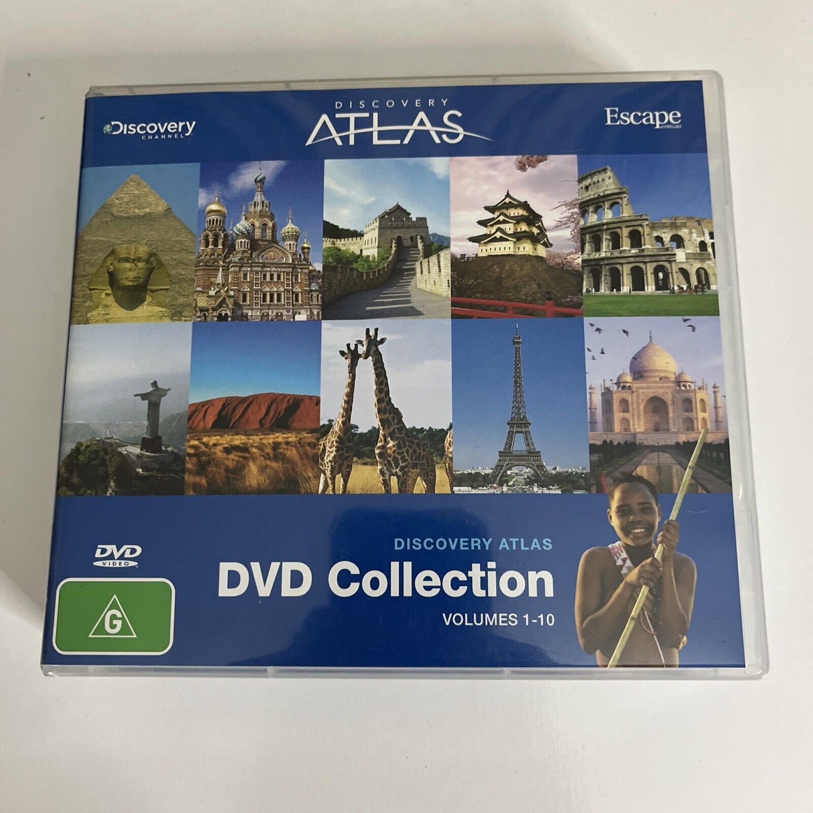 Discovery Atlas DVD Collection Volumes 1-10 Educational Travel Documen ...