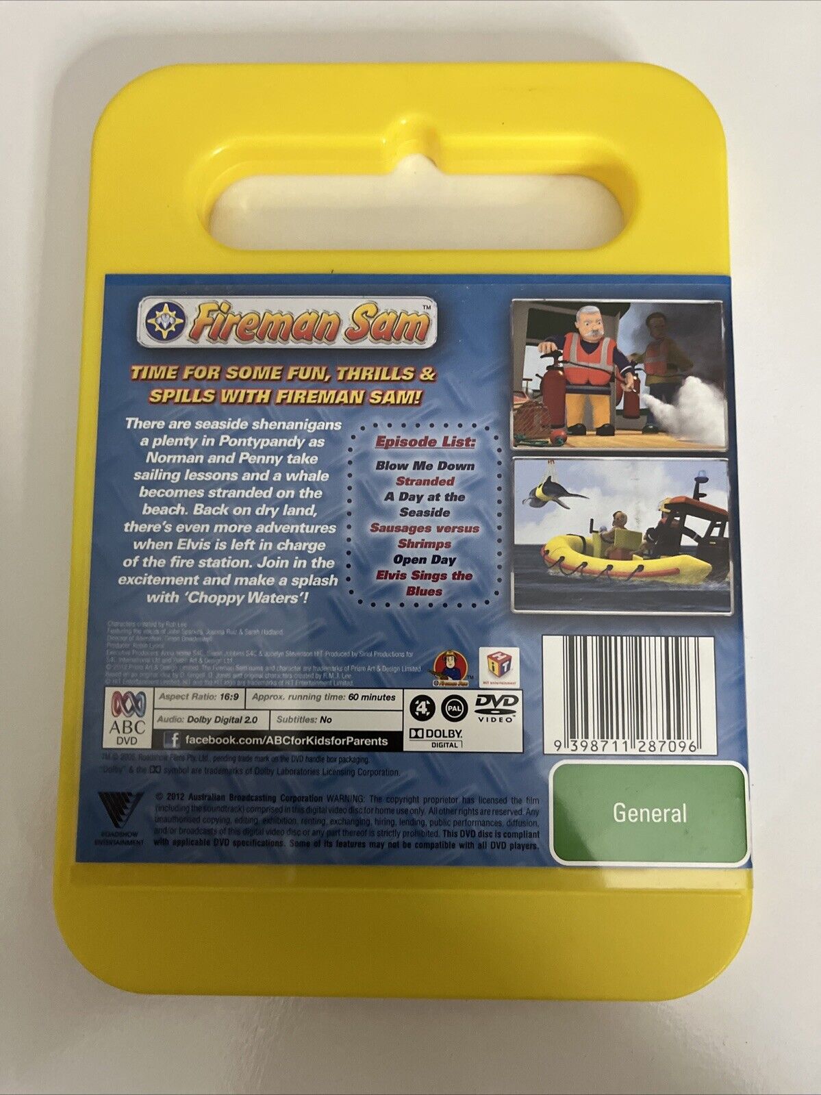 Fireman Sam Choppy Waters (DVD, 2011) ABC Kids Region 4 – Retro Unit