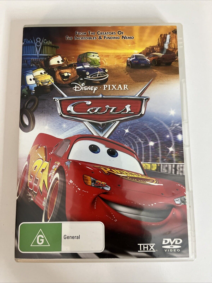 Cars (DVD, 2006) Disney Pixar Animated Film Region 4 – Retro Unit