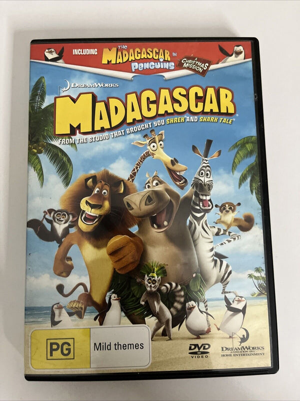Madagascar (DVD, 2005) DreamWorks Animated Film Region 4 – Retro Unit