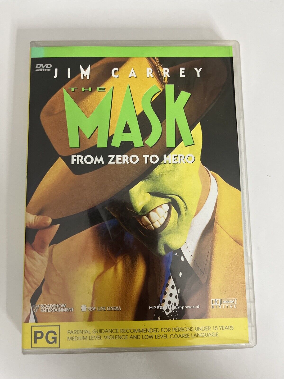 The Mask (DVD, 1994) Jim Carrey, Cameron Diaz Region 4 – Retro Unit