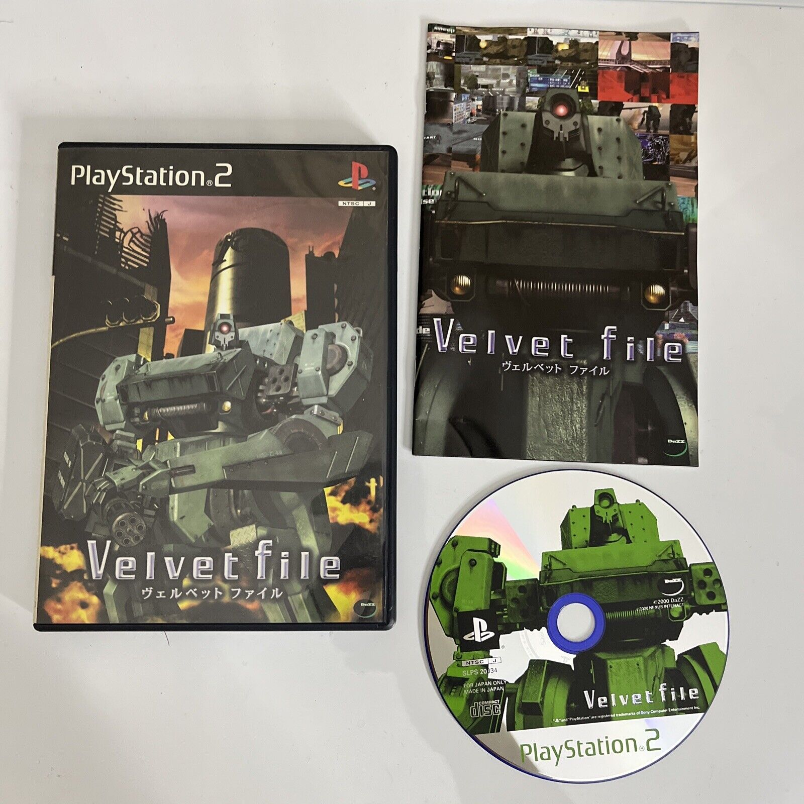 Velvet File Robot Warlords PS2 PlayStation NTSC-J JAPAN Tactical RPG C ...