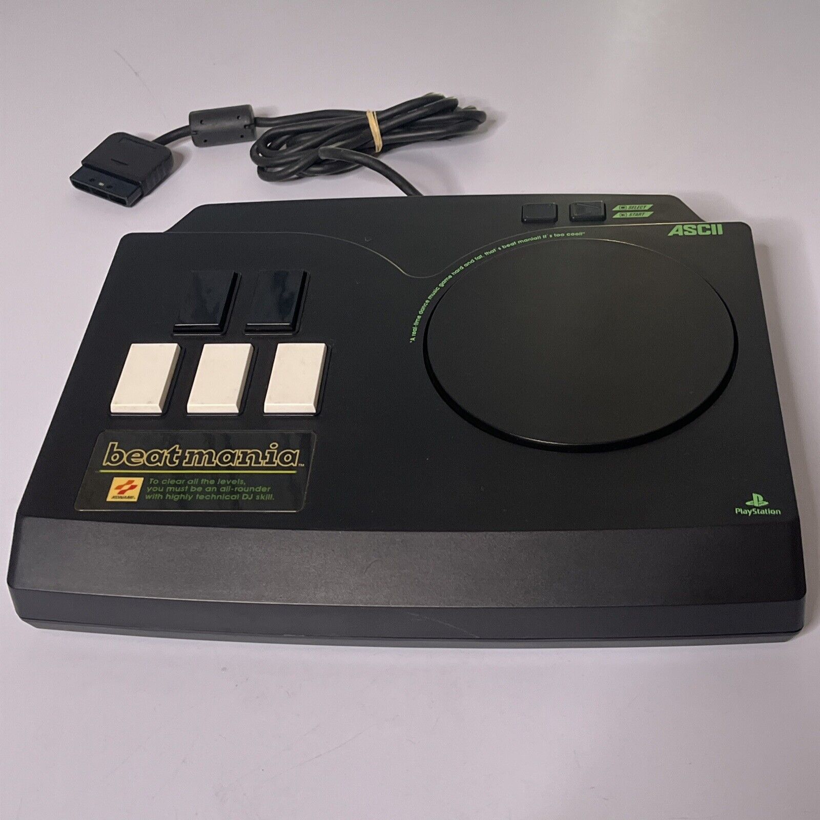 ASCII Genuine Konami Beatmania Controller PlayStation PS1 ASC-0515BM ...
