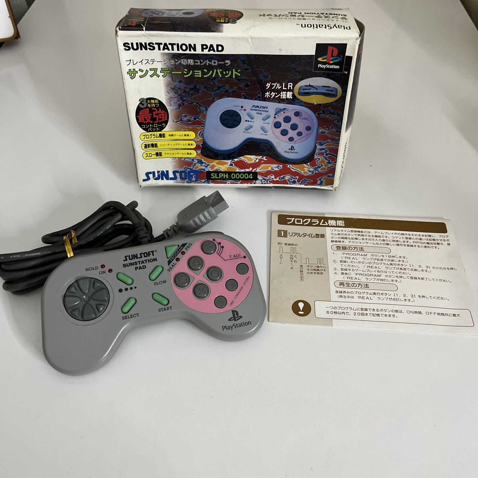 Sunsoft Sunstation Pad Official PlayStation Controller Programmable PS ...