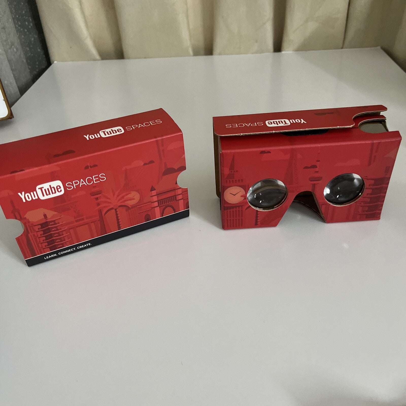 Official Google YouTube Spaces Cardboard From Promotional Event – Retro ...