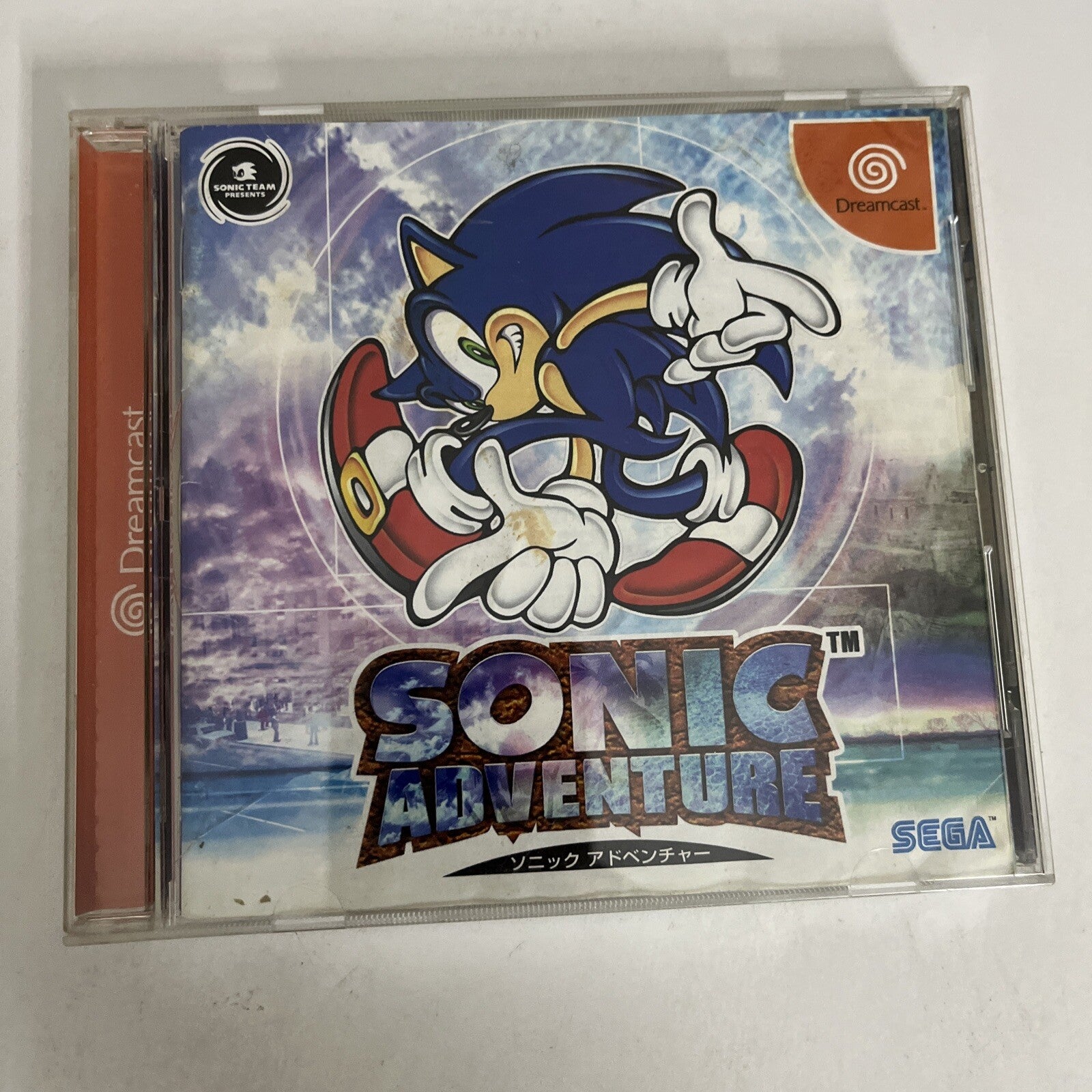 Sonic Adventure DC Sega Dreamcast NTSC-J JAPAN 1998 Platformer Game ...