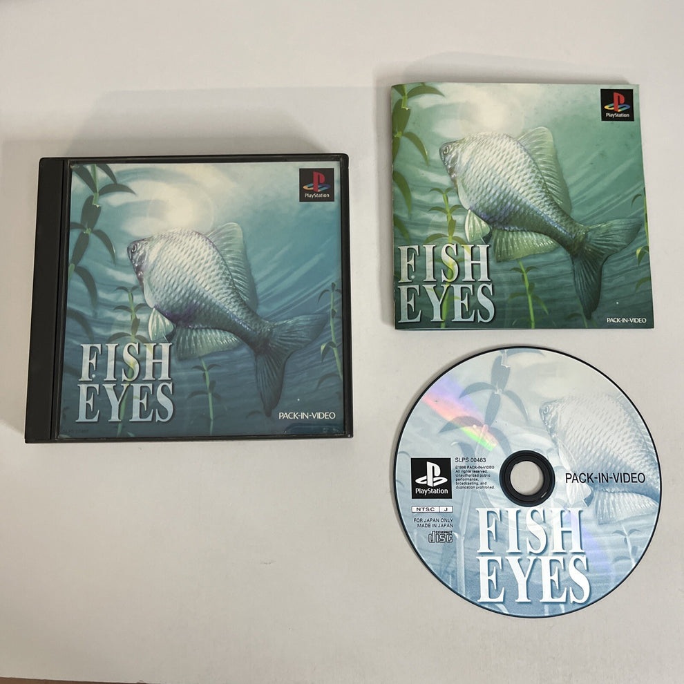 Fish Eyes PS1 Sony PlayStation NTSC-J JAPAN 1999 Fishing Game – Retro Unit
