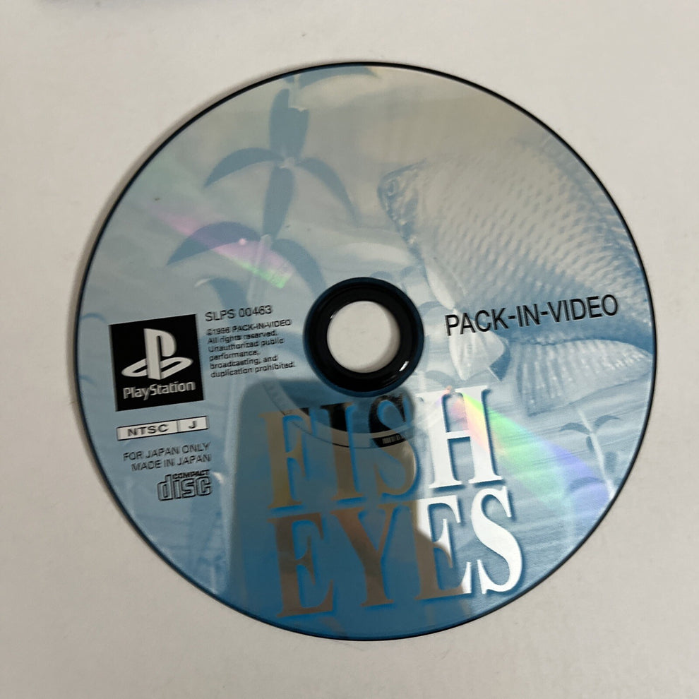 Fish Eyes PS1 Sony PlayStation NTSC-J JAPAN 1999 Fishing Game – Retro Unit