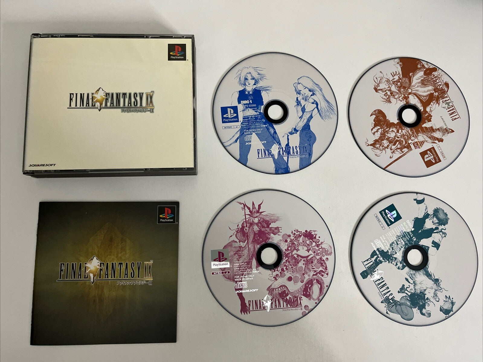 Final Fantasy 9 PS1 Sony PlayStation NTSC-J JAPAN Square RPG Game ...