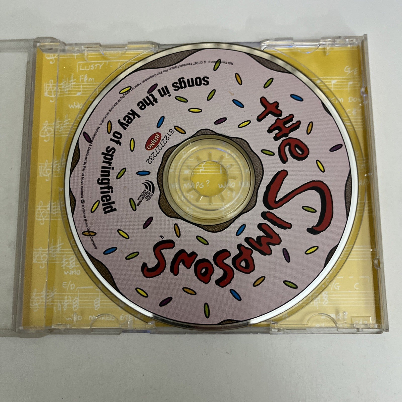 The Simpsons – Songs In The Key Of Springfield (CD, 1997) *No Cover 81 ...