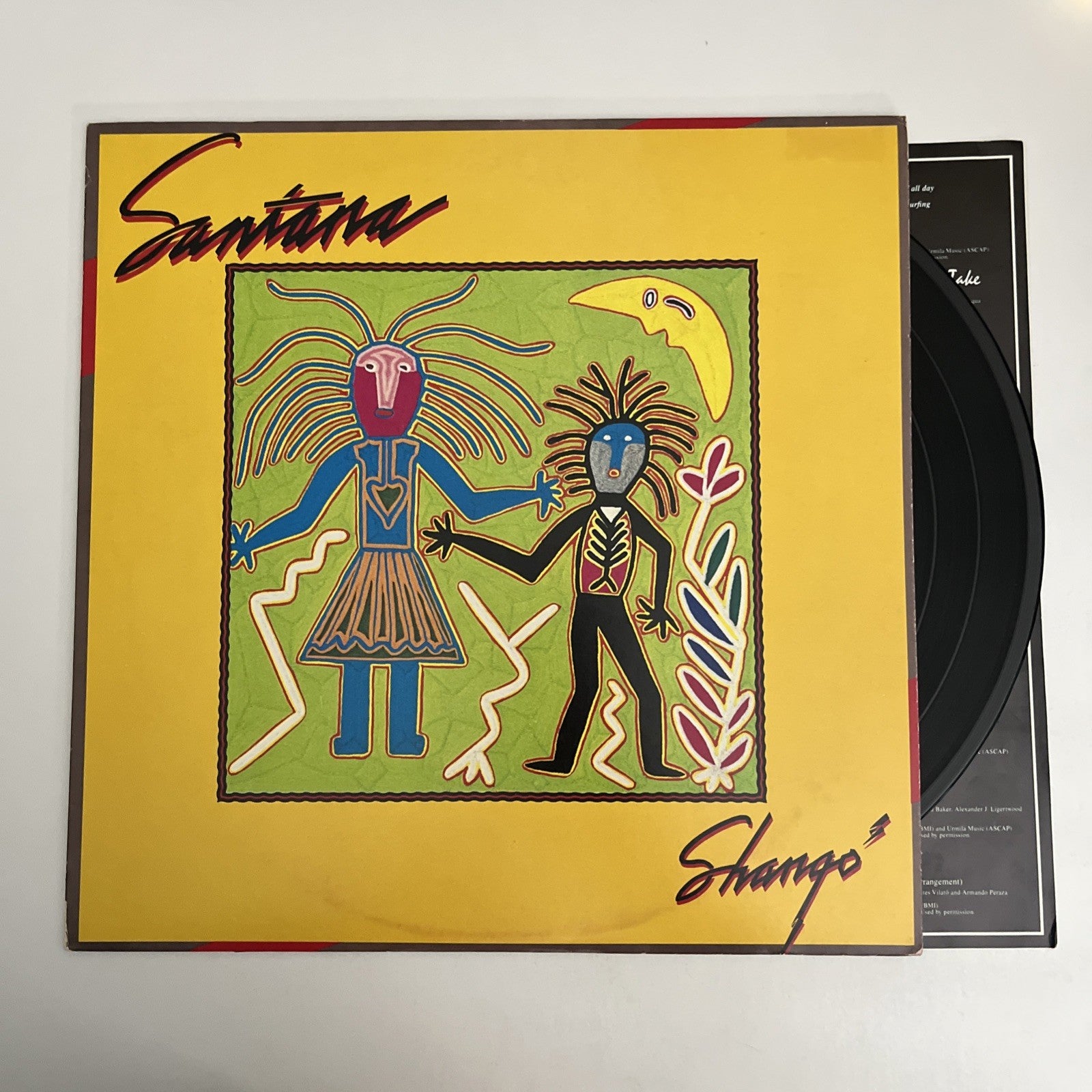 Santana – Shango (Vinyl, 1982) Japan LP Album Record 25AP 2382 – Retro Unit