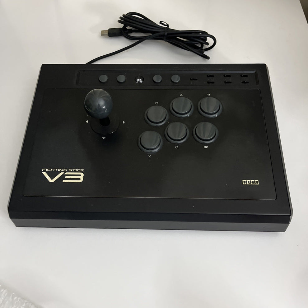 Hori Fighting Stick V3 Arcade Joystick Controller With Autofire For PC ...