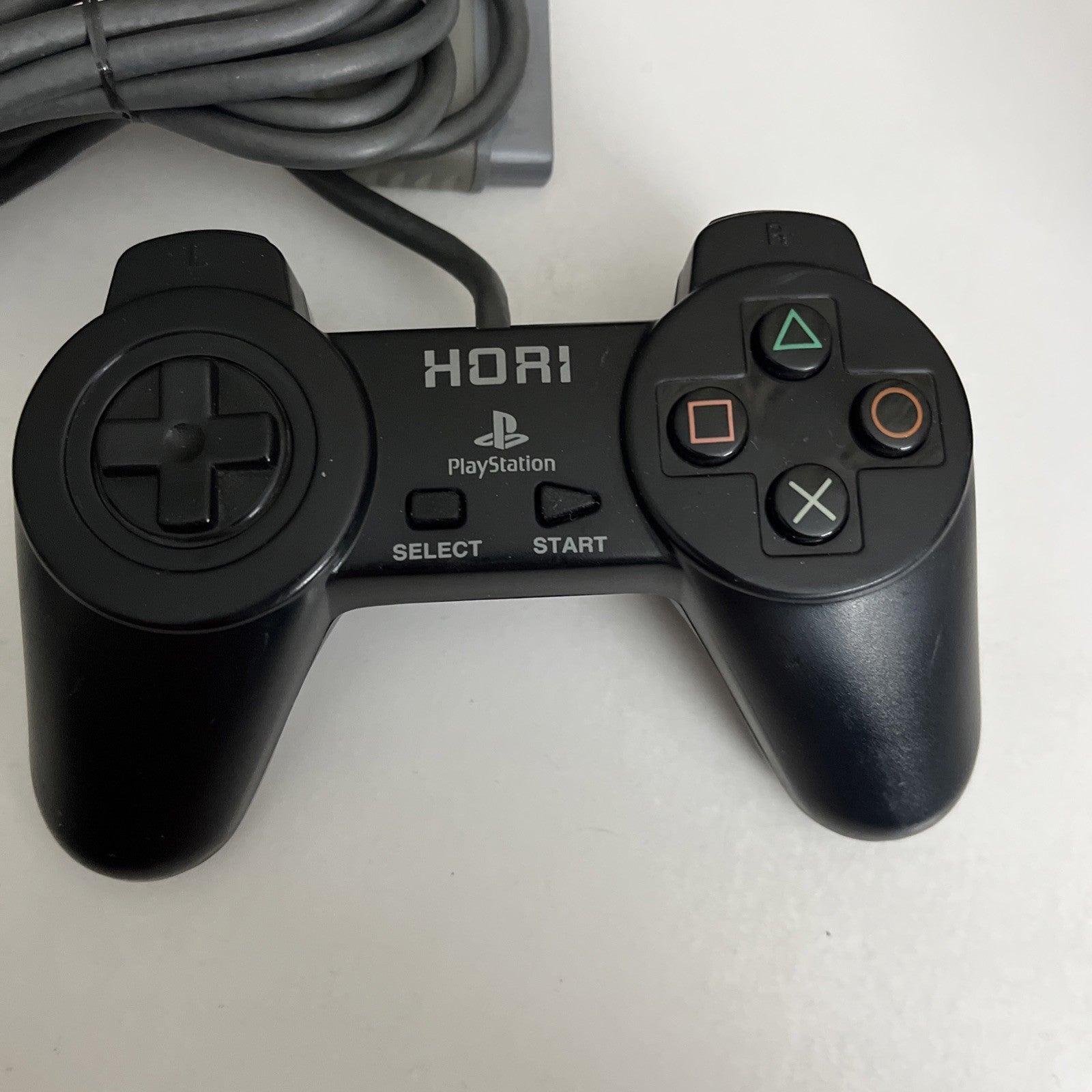 Hori PS1 Sony PlayStation Controller Gamepad Black SLPH 00030 – Retro Unit