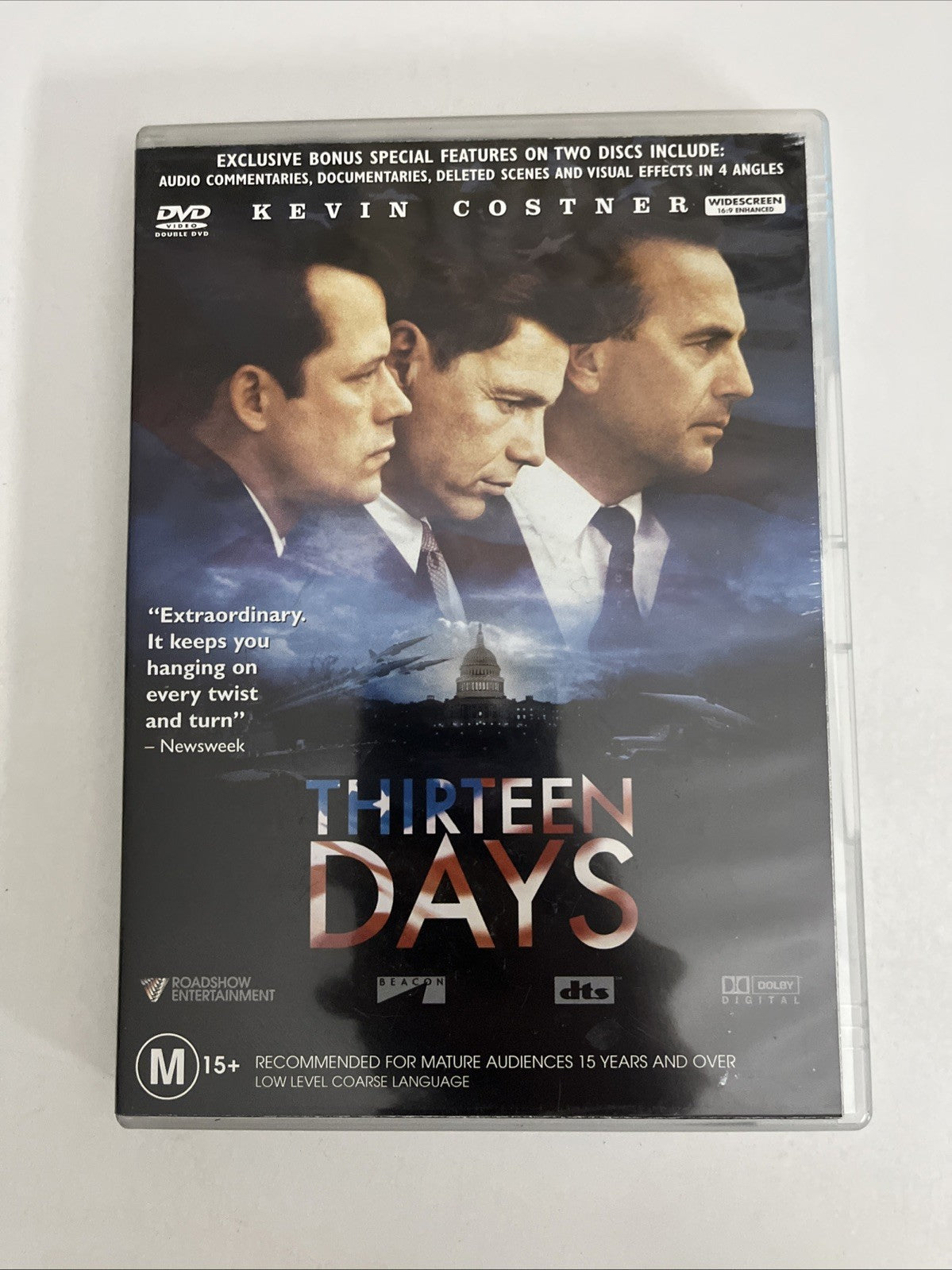 Thirteen Days (DVD, 2000,2-Disc) Dylan Baker, Kevin Costner, Steven Cu ...