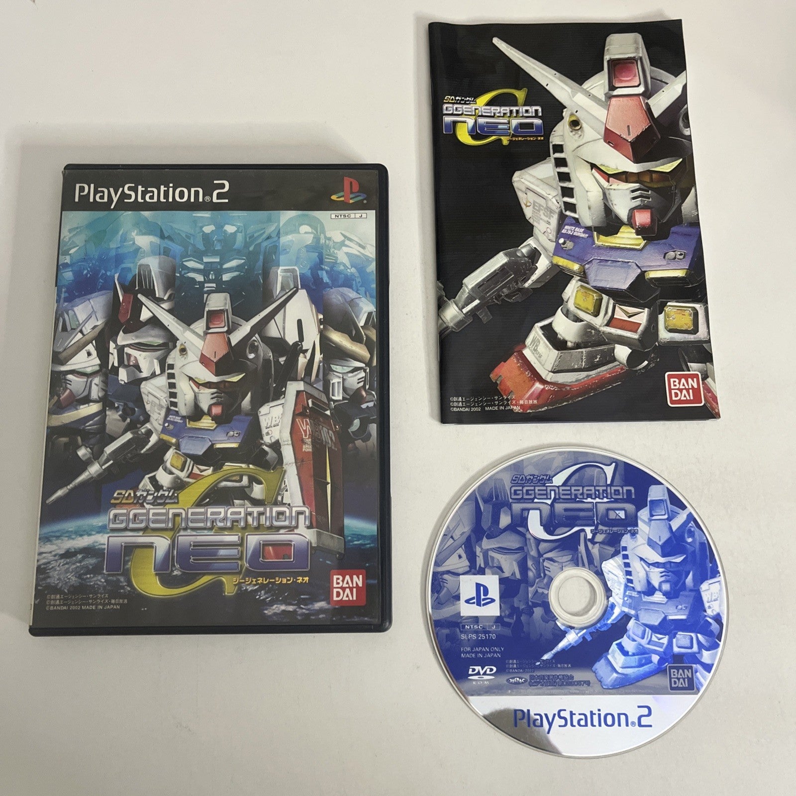 SD Gundam G Generation Neo PS2 Sony PlayStation NTSC-J JAPAN 2002 Game ...