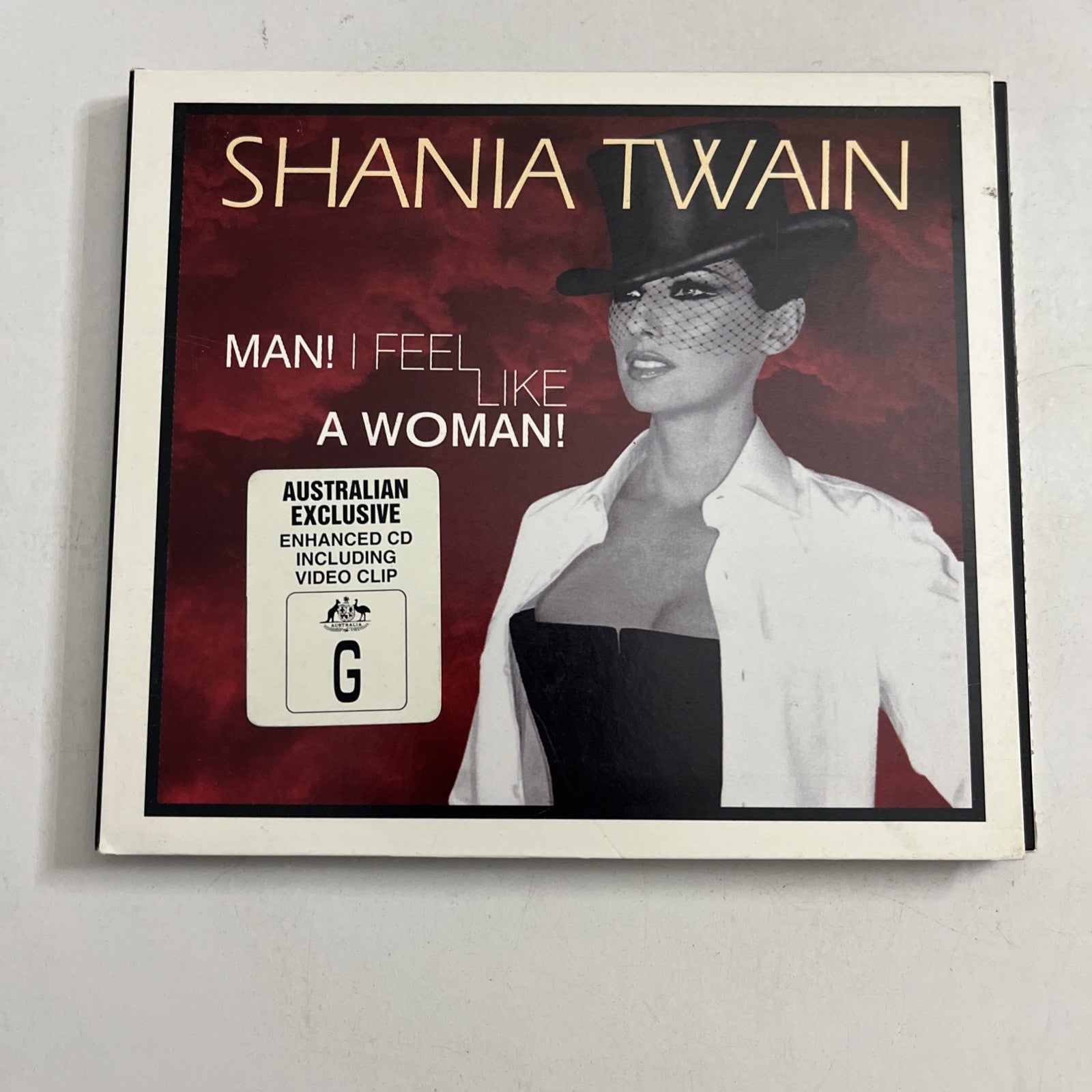 Shania Twain – Man! I Feel Like A Woman! (CD, 1999) Australia Digipak ...