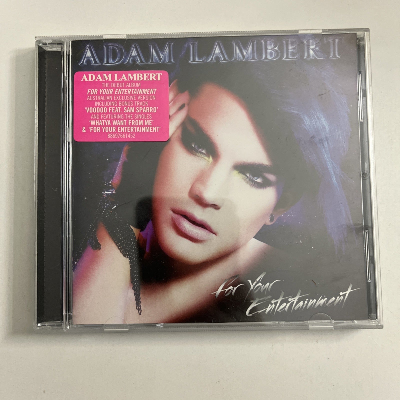 Adam Lambert – For Your Entertainment (CD, 2010) Australia 88697-66145 ...