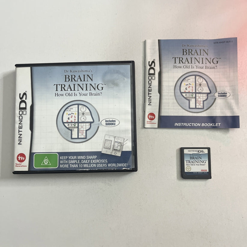 Dr Kawashima’s Brain Training NDS Nintendo DS Game Complete – Retro Unit