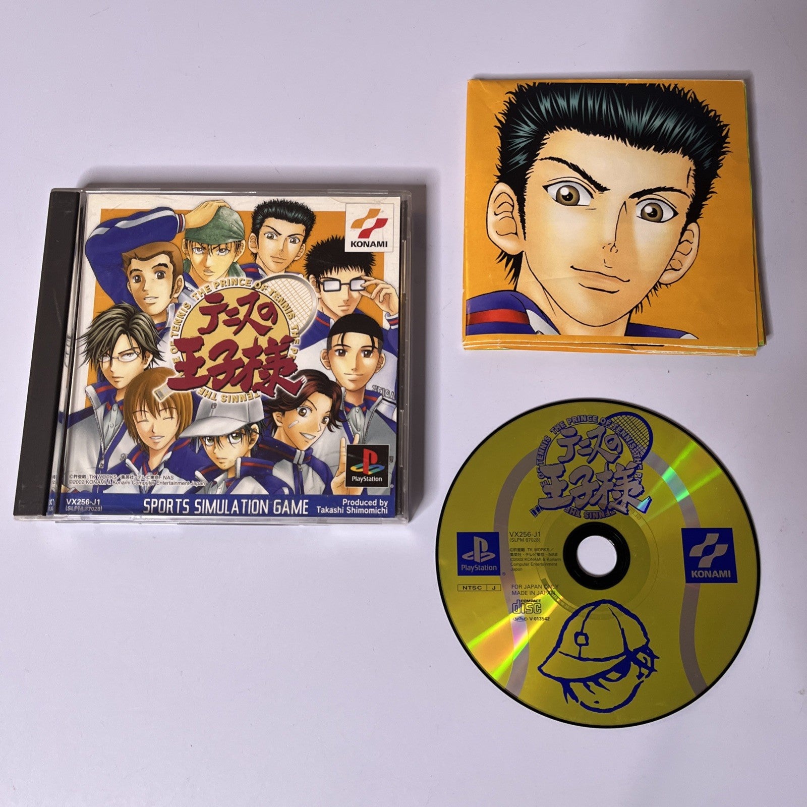 The Prince Of Tennis PS1 Sony PlayStation NTSC-J JAPAN Konami Game ...