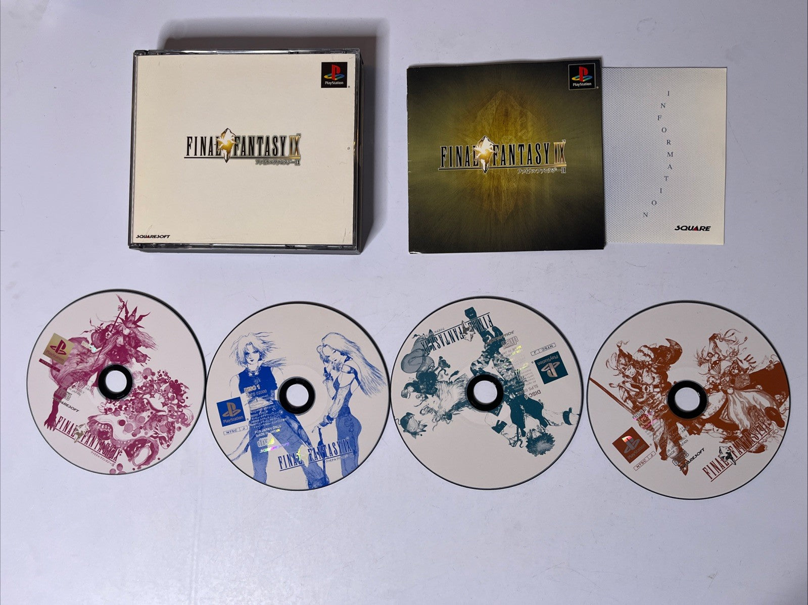 Final Fantasy 9 IX PS1 Sony PlayStation NTSC-J JAPAN Square Game ...