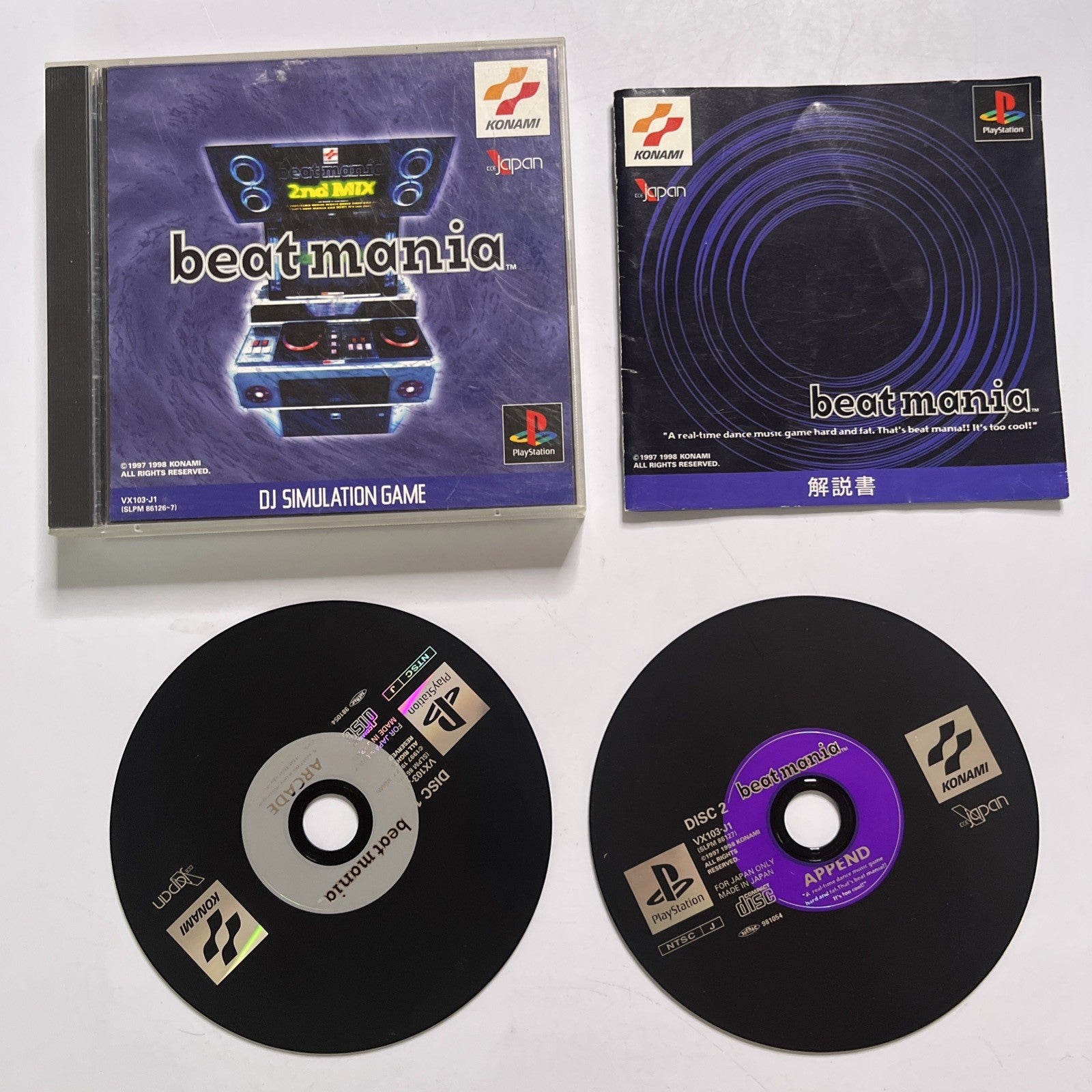 Beatmania PS1 Sony PlayStation NTSC-J JAPAN Music Game – Retro Unit