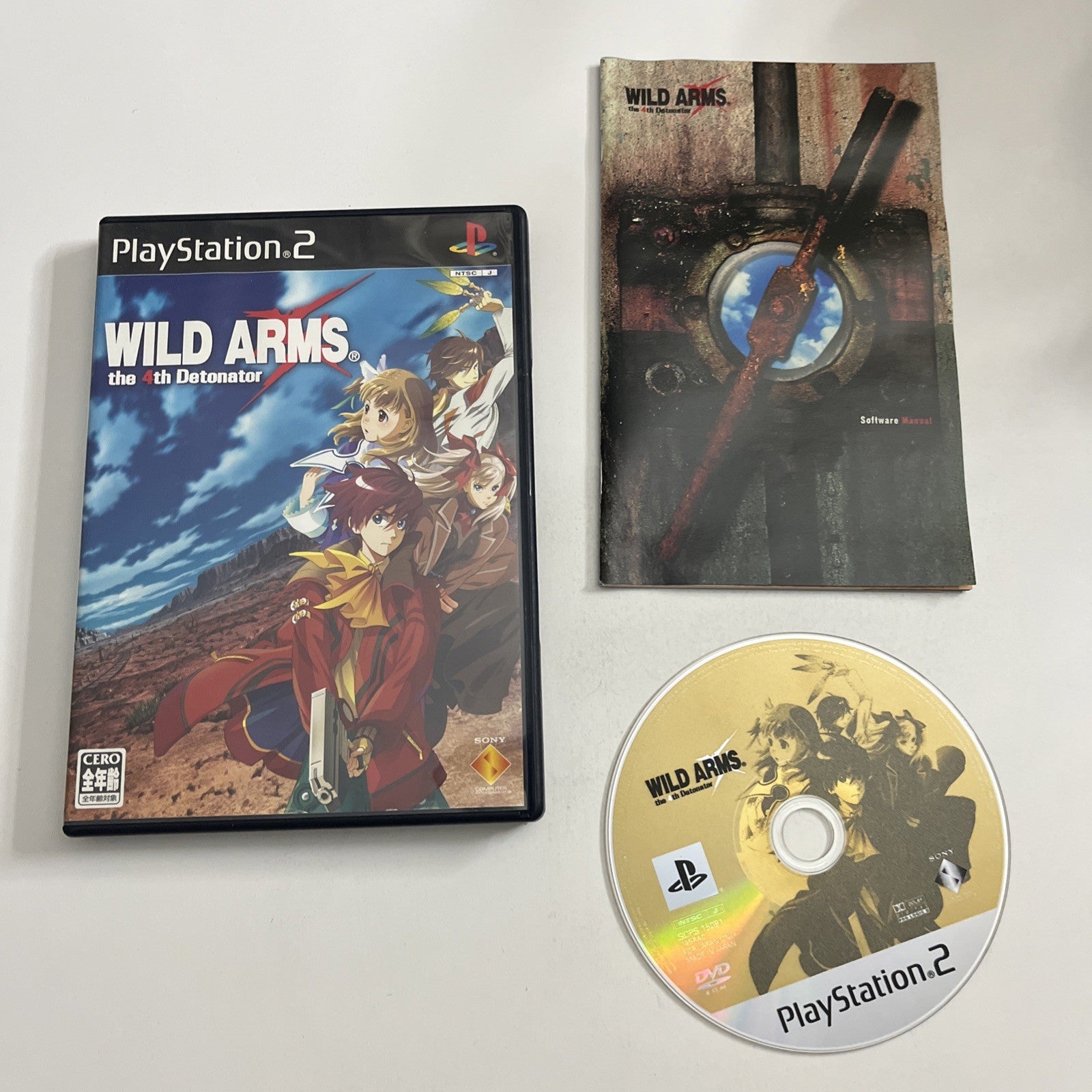 Wild Arms: The 4th Detonator 2005 PS2 Sony PlayStation NTSC-J JAPAN Co ...