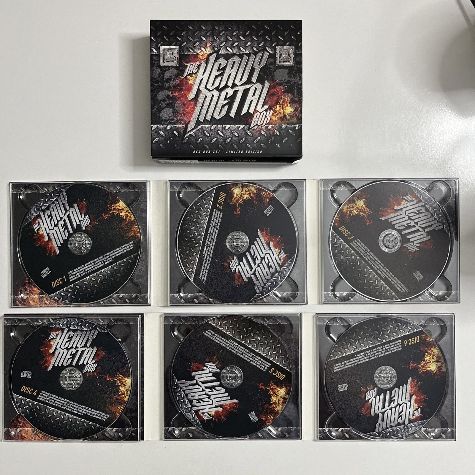 Various – The Heavy Metal Box (CD, 2015) Mexico Limited Edition 6-Disc ...
