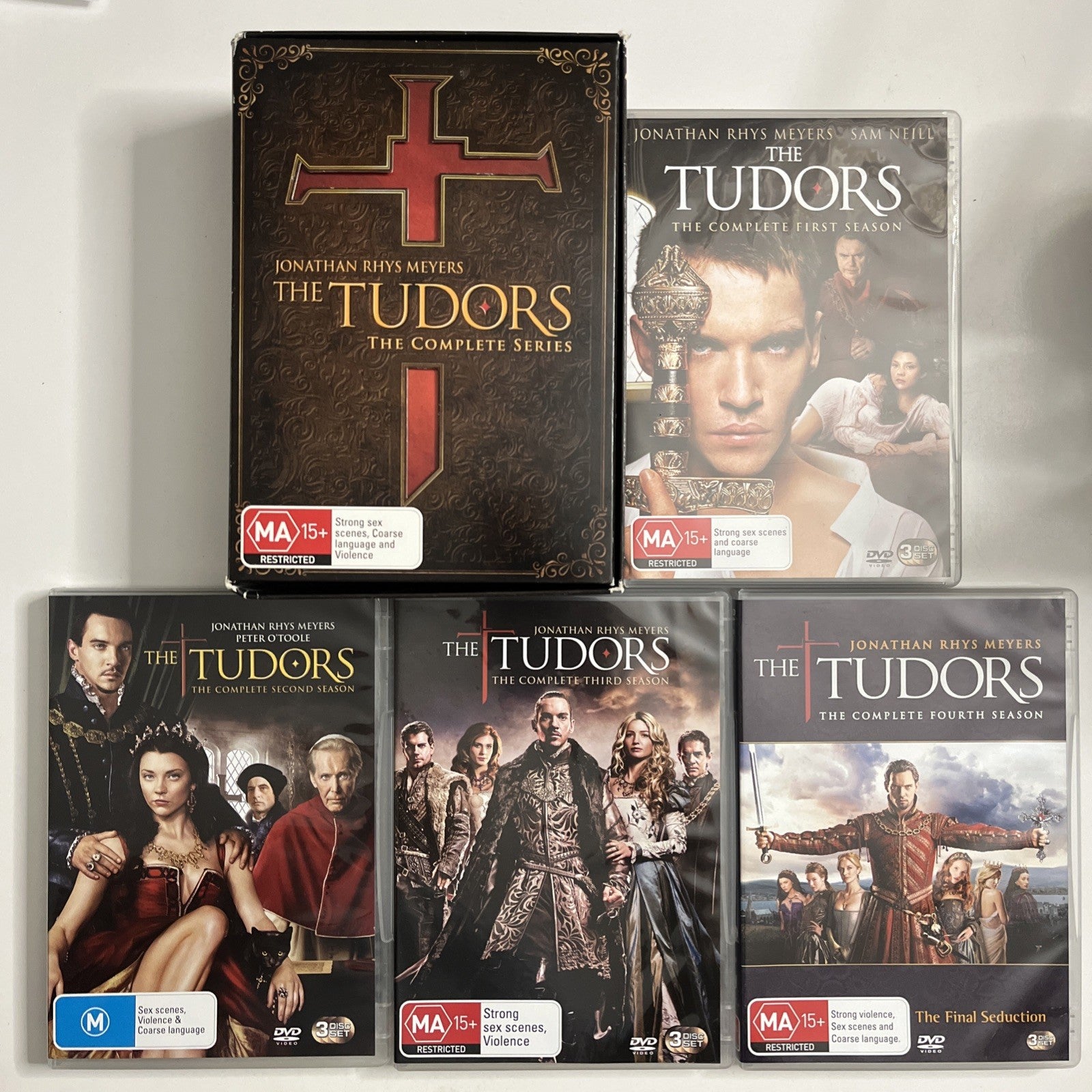 The Tudors : The Complete Series Season 1-4 (DVD, 2010) Region 4 ...