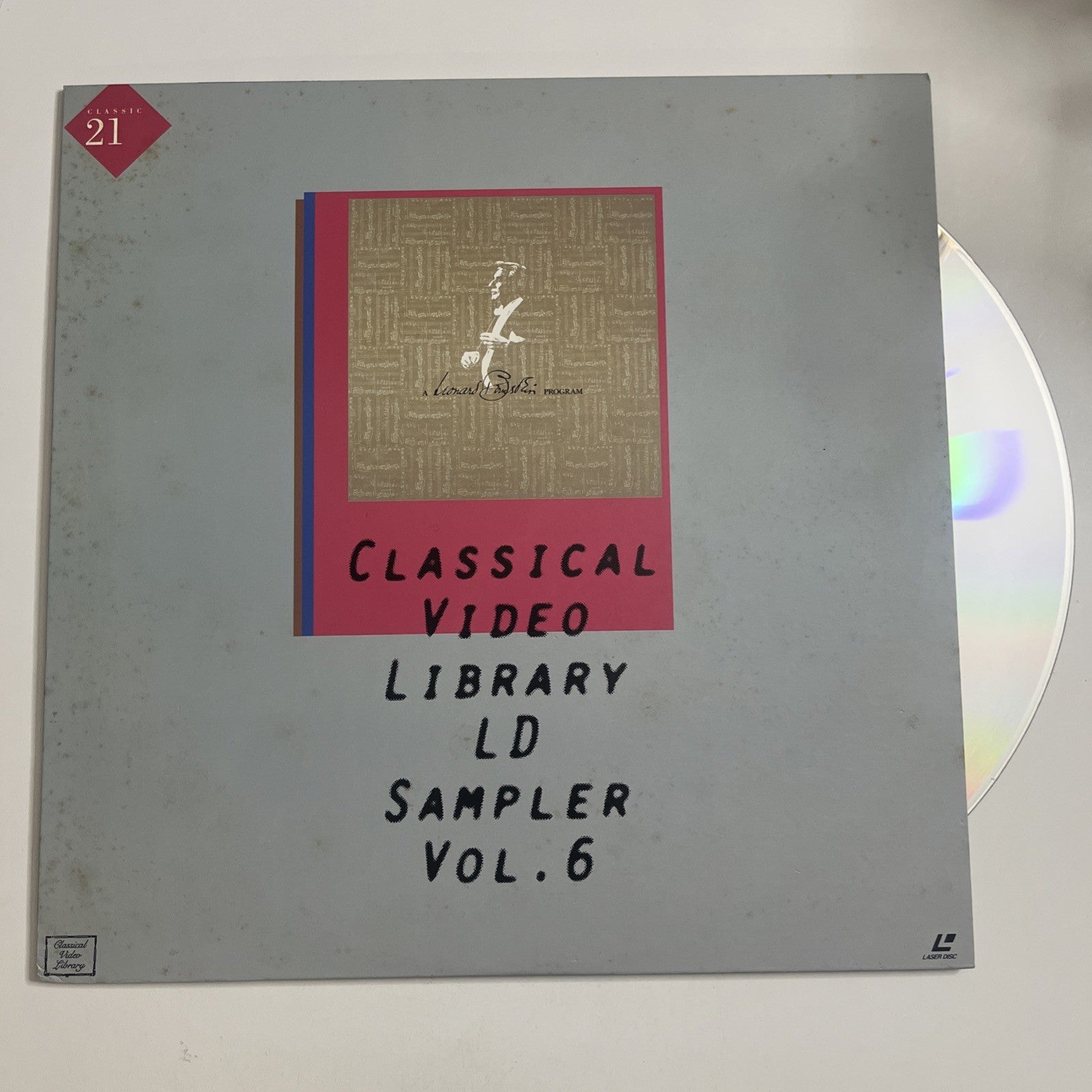 Classical Video Library LD Sampler Vol 6 Laserdisc LD NTSC PLC-1010 ...