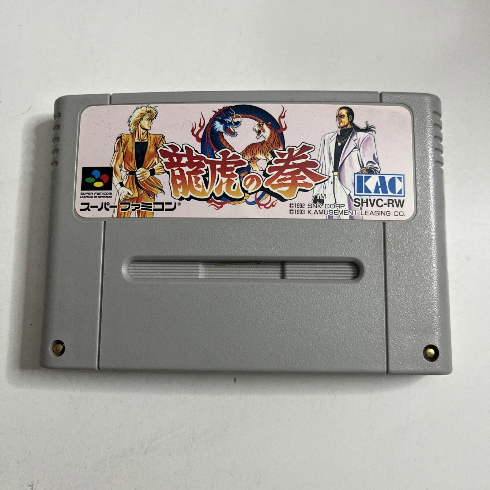 Art Of Fighting Ryuuko no Ken Nintendo Super Famicom SNES NTSC-J Japan ...
