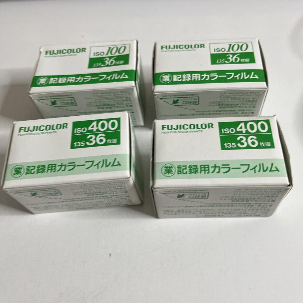 Fujicolor Film 2x ISO 100 36 + 2x ISO 400 36 35mm Colour Film Made Jap ...