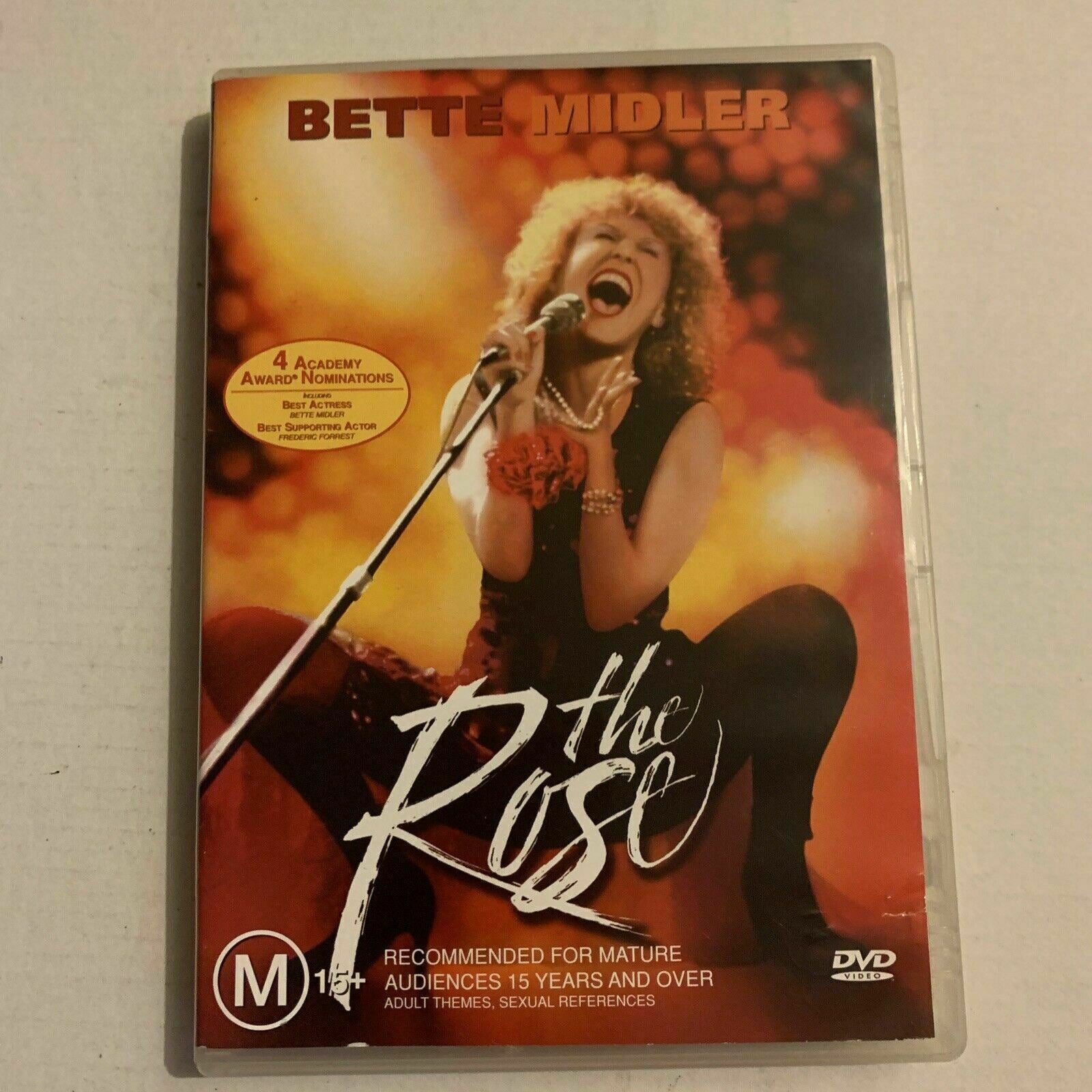 The Rose (DVD, 1979) Bette Midler, Alan Bates. Region 4&2 – Retro Unit
