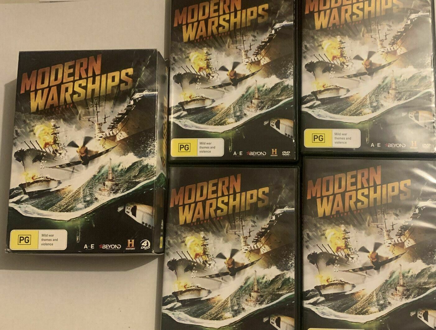 Modern Warships Collection (DVD, 2008, 4-Disc) The History Channel. Re ...