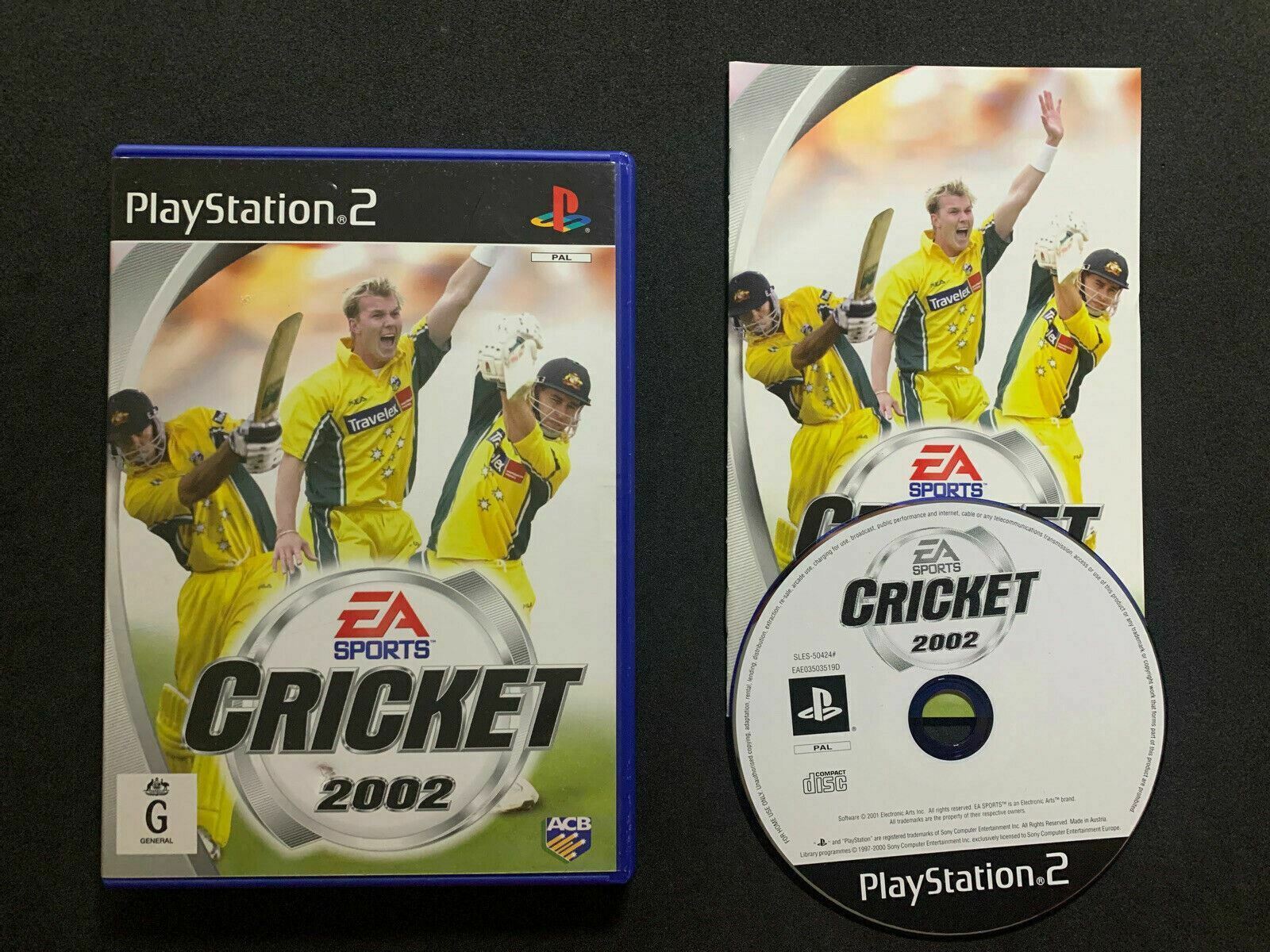 EA Cricket 2002 - Playstation 2 PS2 PAL with Manual – Retro Unit