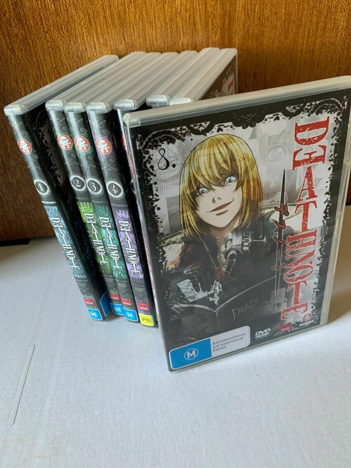 Death Note Volume 1-8 DVD Set Region 4 Madman – Retro Unit