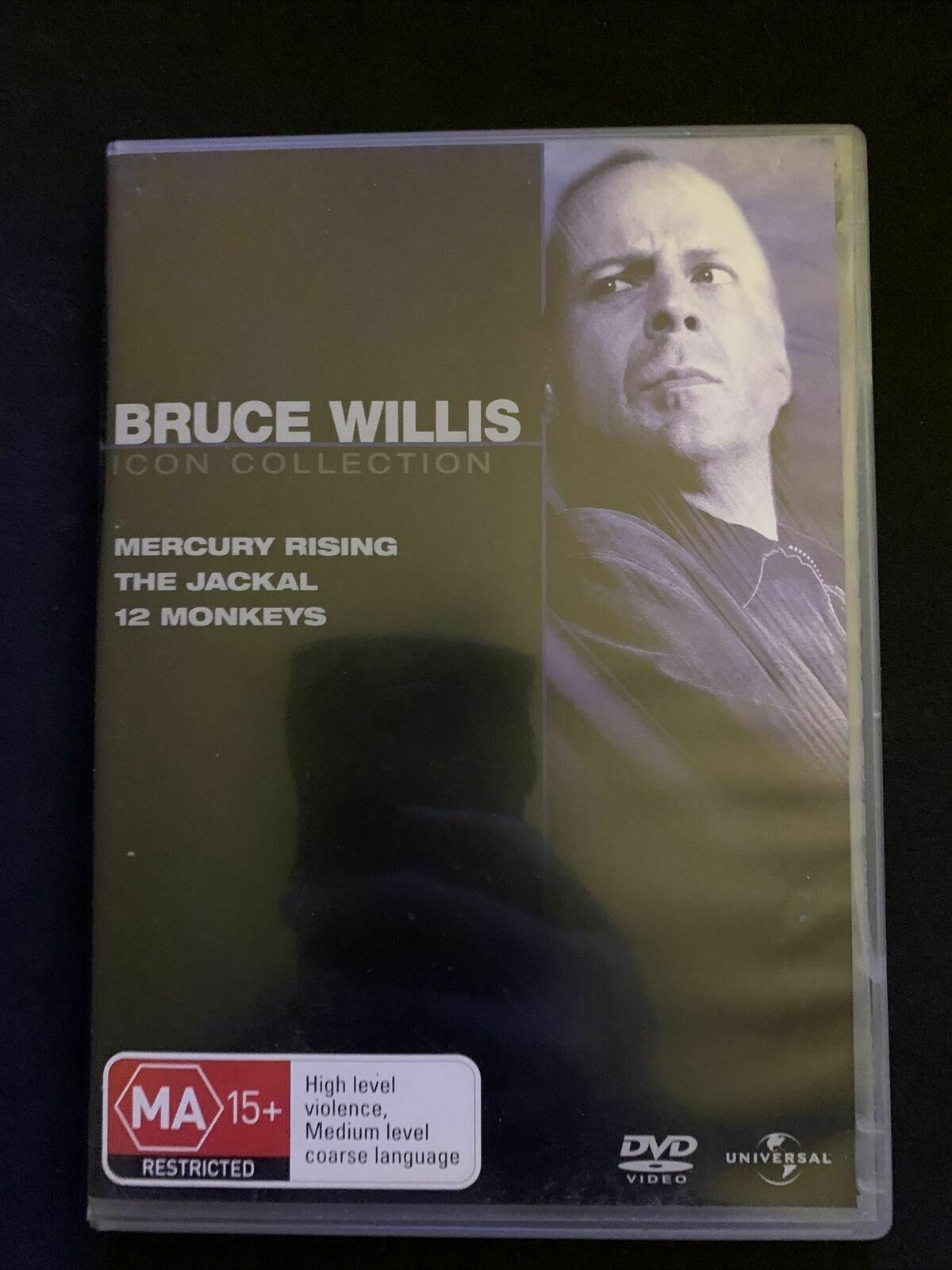 Bruce Willis Icon Collection: Mercury Rising, The Jackal, 12 Monkeys ...