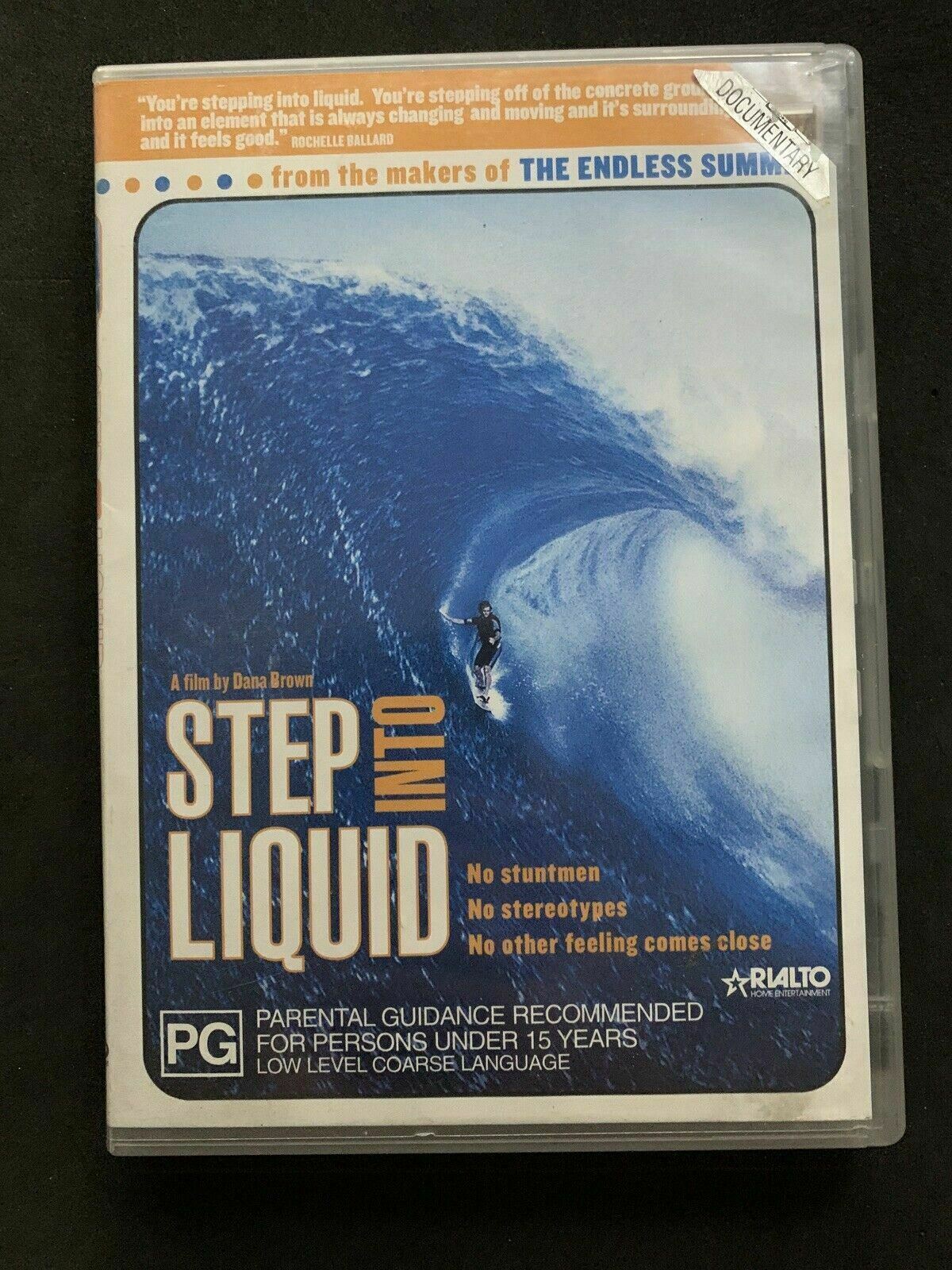 Step Into Liquid (DVD, 2004) Kelly Slater. Region 4 – Retro Unit