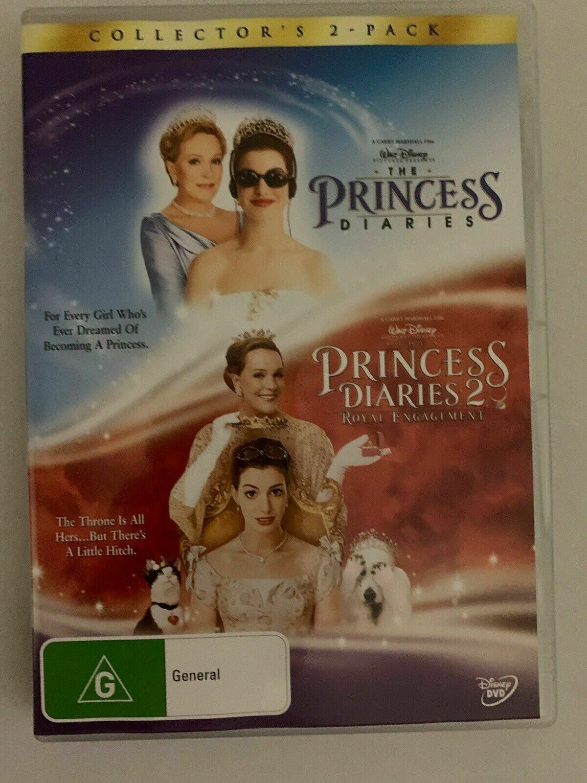 The Princess Diaries / Princess Diaries 2 DVD Anne Hathaway. Region 4 ...