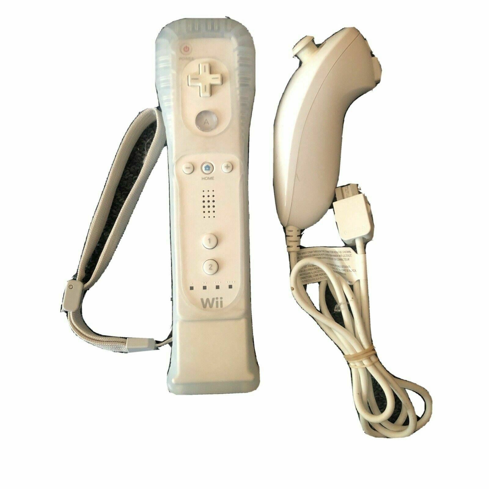 Official Genuine NINTENDO Wii Motion Plus Controller + Nunchuck Combo ...