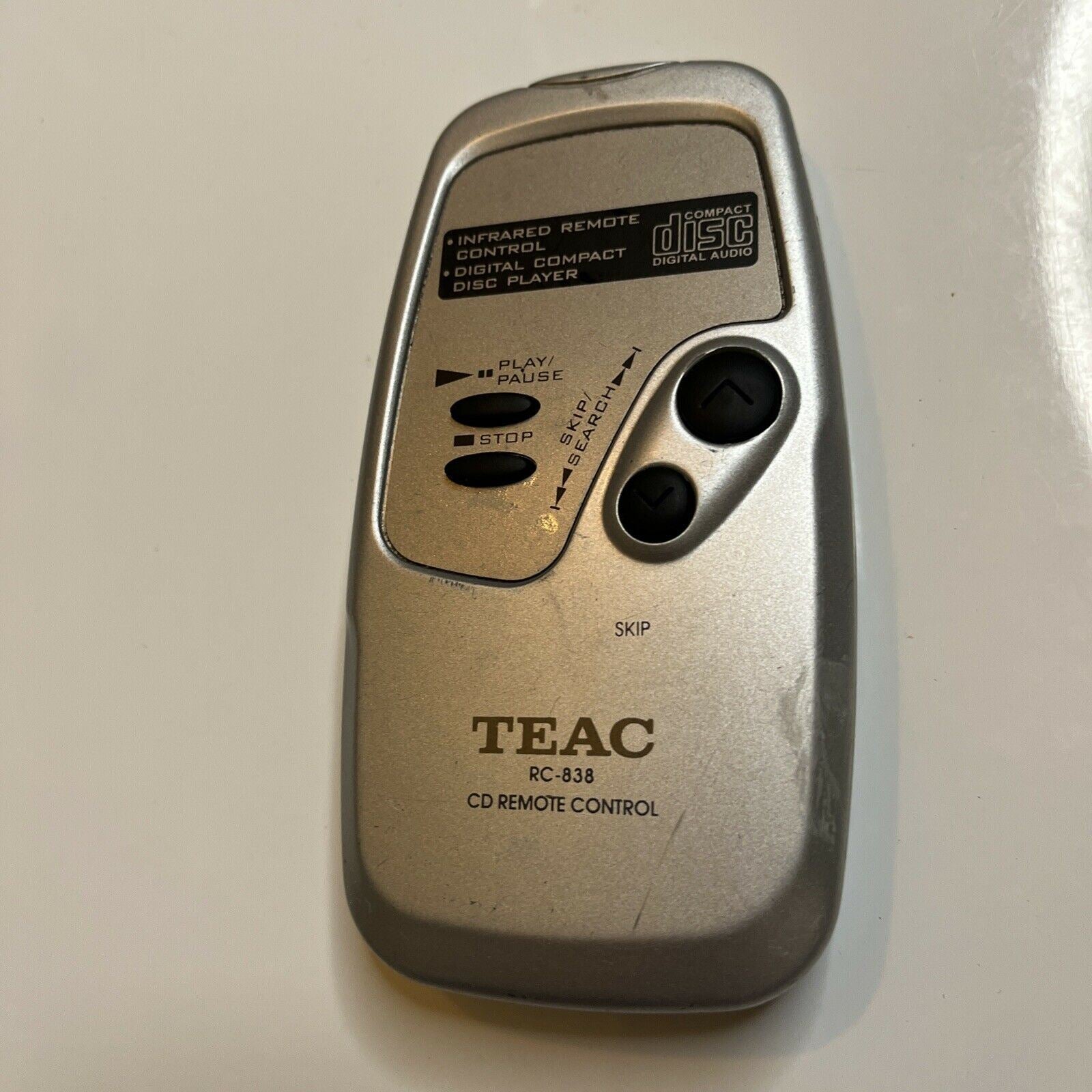 Genuine Teac RC-838 Remote Control For CD Player – Retro Unit