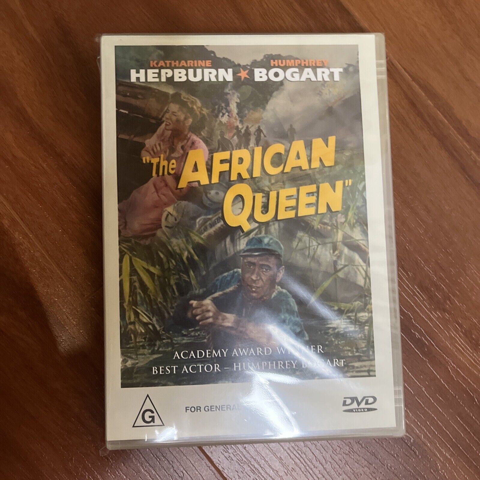 The African Queen (DVD, 1951) Humphrey Bogart, Katharine Hepburn NEW R ...