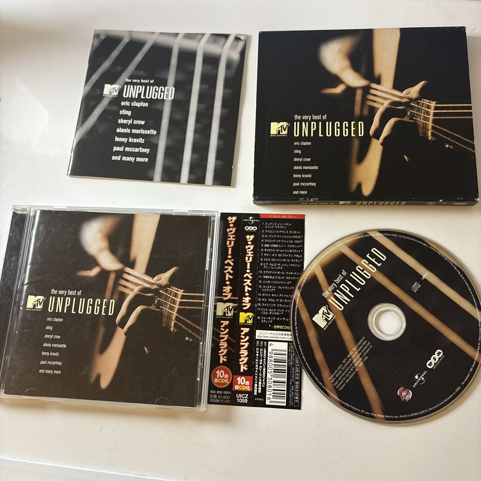 The Best Of MTV Unplugged (CD, 2002) Japan Obi Uicz-1059 – Retro Unit