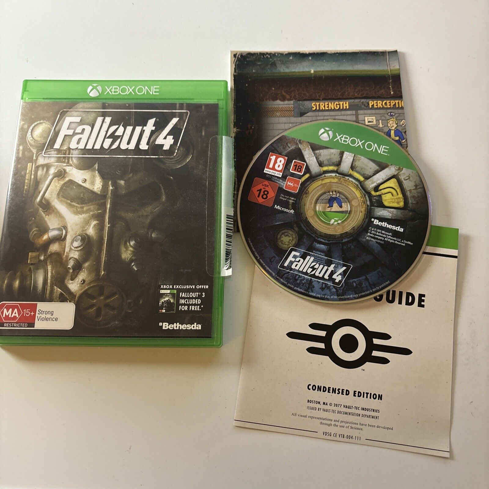 Fallout 4 Xbox One Microsoft Manual – Retro Unit