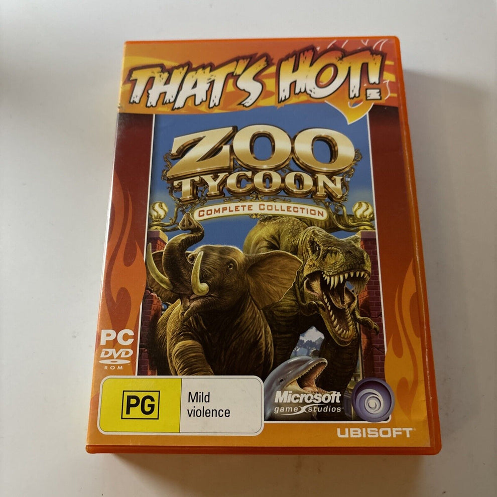 Zoo Tycoon Complete Collection PC DVD-ROM 2003 Microsoft Ubisoft ...